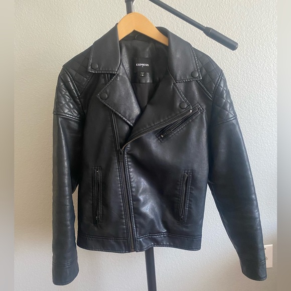 Express | Jackets & Coats | Mens Xs Vegan Leather Express Jacket | Poshmark